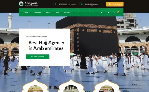 Hac Turizm Web Sitesi Tasarımı - Saturn Bilişim Web Tasarım